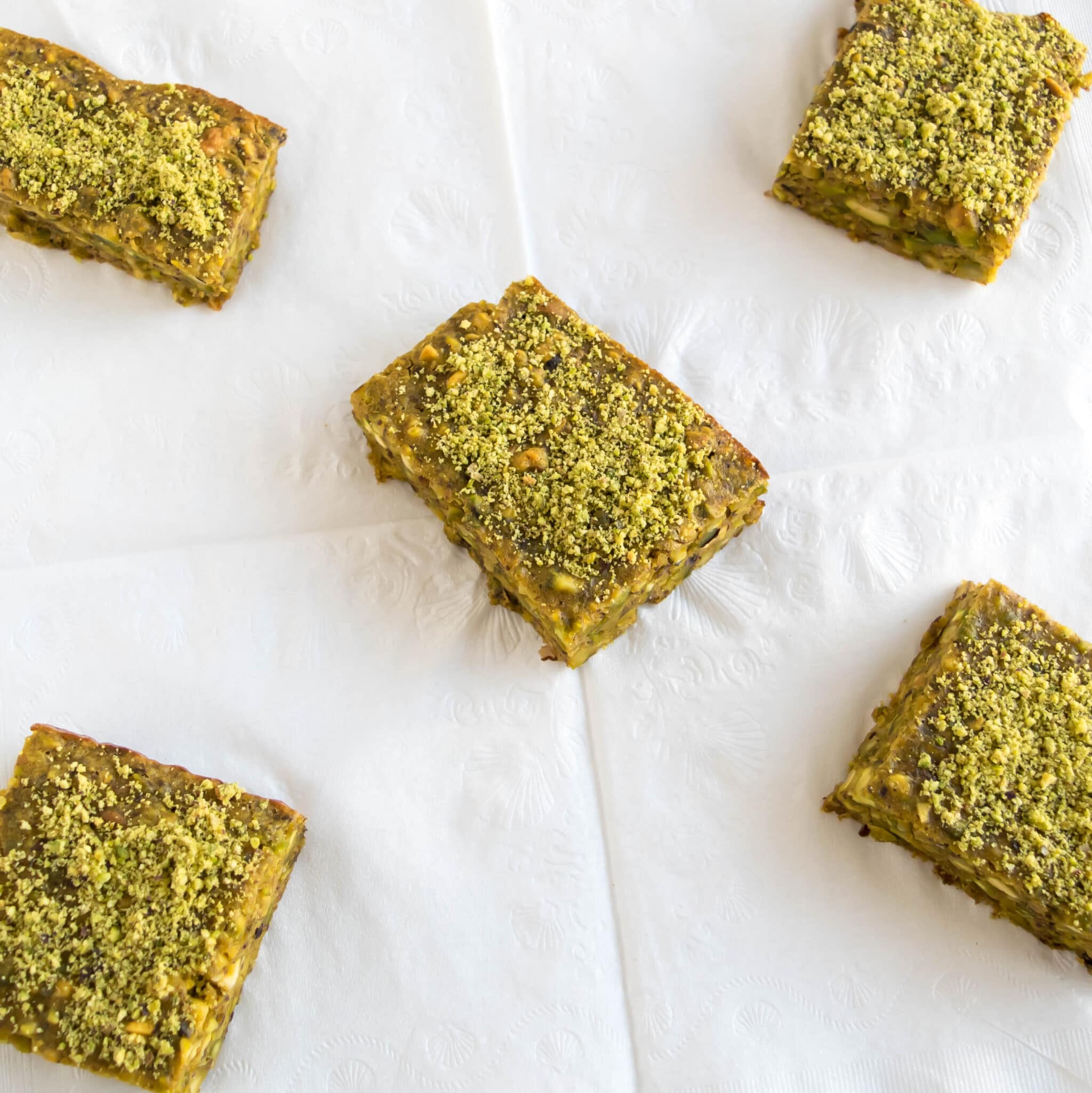 Gluten Free Butternut Squash Pistachio Bars | kiipfit.com