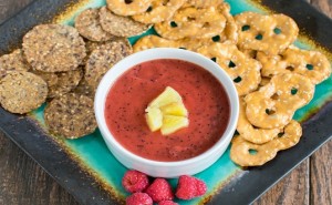 Pineapple Poppy Raspberry Dip | V + GF + Paleo | kiipfit.com