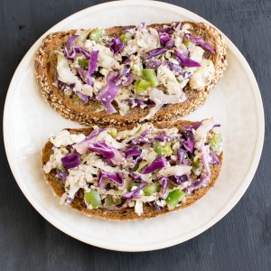 Grilled Cabbage Ricotta Sandwich