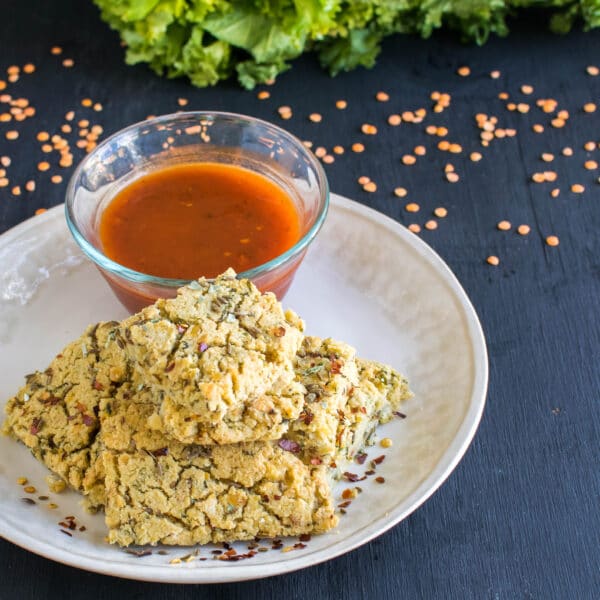 Lentil Mustard Green Sticks | vegan + gluten free | kiipfit.com