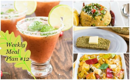 Weekly Meal Plan #12