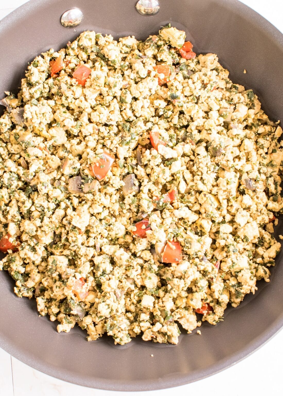 Tofu Red Chard Scramble Sandwich | vegan | kiipfit.com