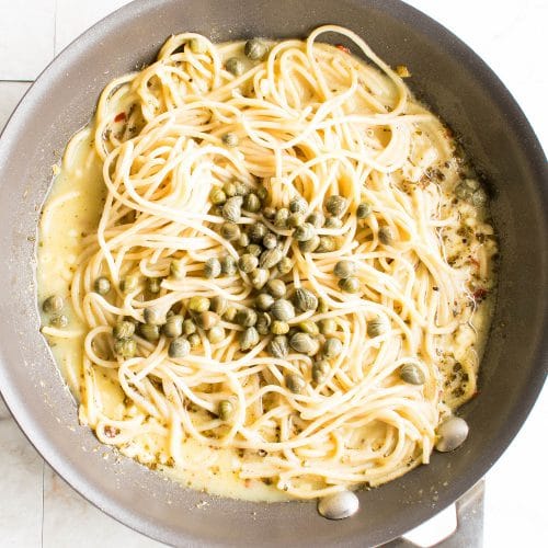 Tofu Steak Spaghetti | vegan + dairy free | kiipfit.com