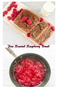 Pan Roasted Raspberries Bread | vegan + dairy free | kiipfit.com