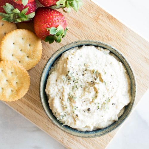 Vegan Ricotta Cheese | dairy free + gluten free | kiipfit.com