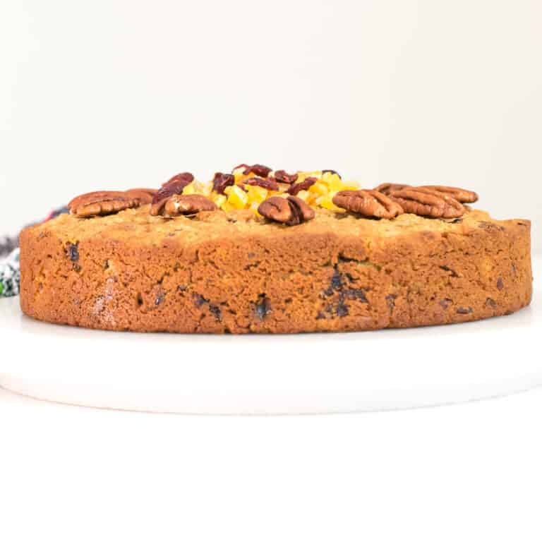 Christmas Fruit Cake | vegan + dairy free | kiipfit.com