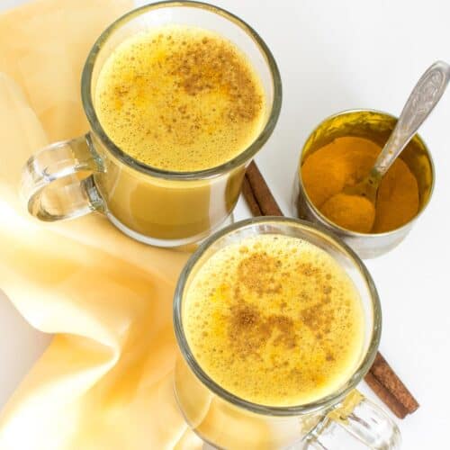 Turmeric Latte | vegan + gluten free + dairy free | kiipfit.com
