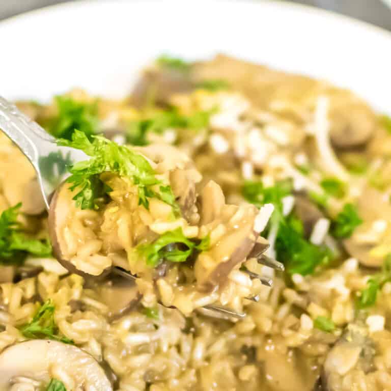 Brown Rice Mushroom Risotto - kiipfit.com