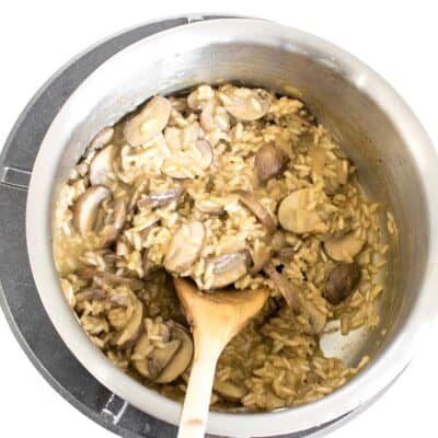 Brown Rice Mushroom Risotto - kiipfit.com