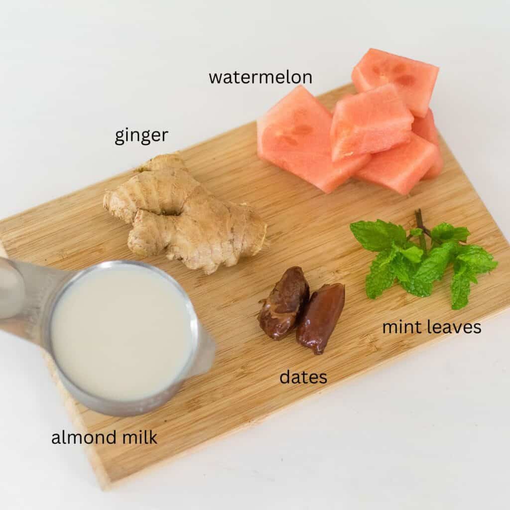 Creamy Healthy Watermelon Smoothie (Vegan) - kiipfit.com