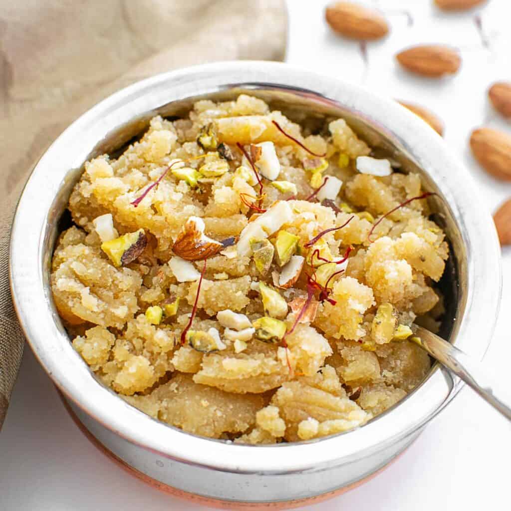 Almond Flour Badam Halwa (Vegan) - kiipfit.com