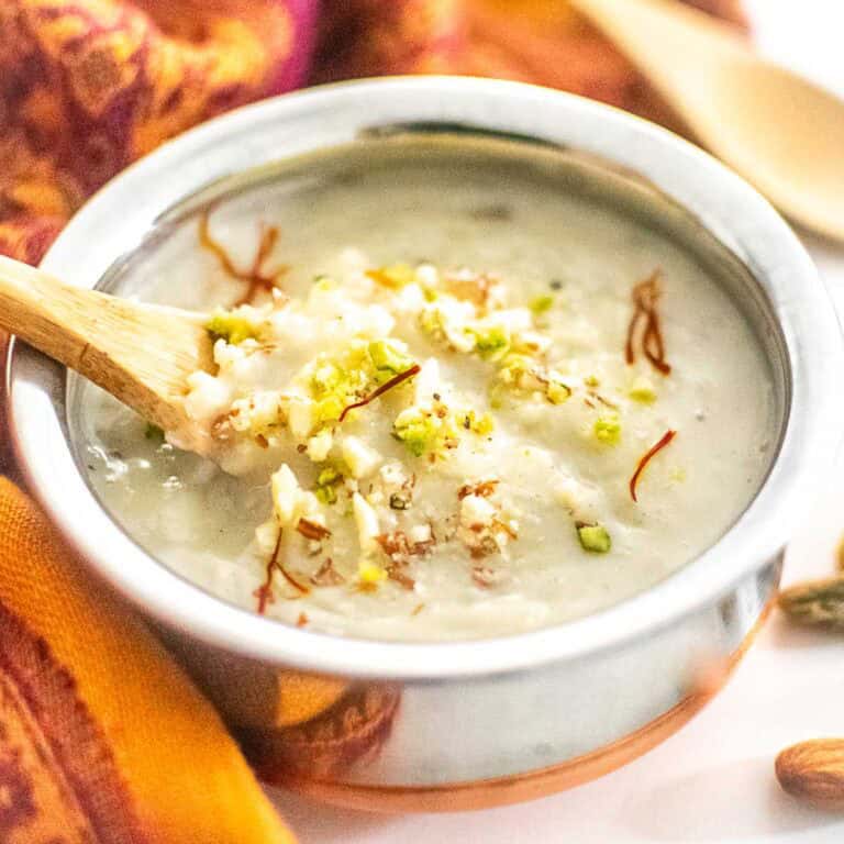 Vegan Indian Rice Pudding (Kheer) - kiipfit.com